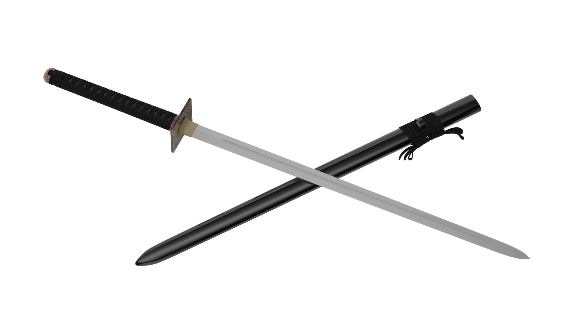 Ninjato Sword 3D - TurboSquid 1730656
