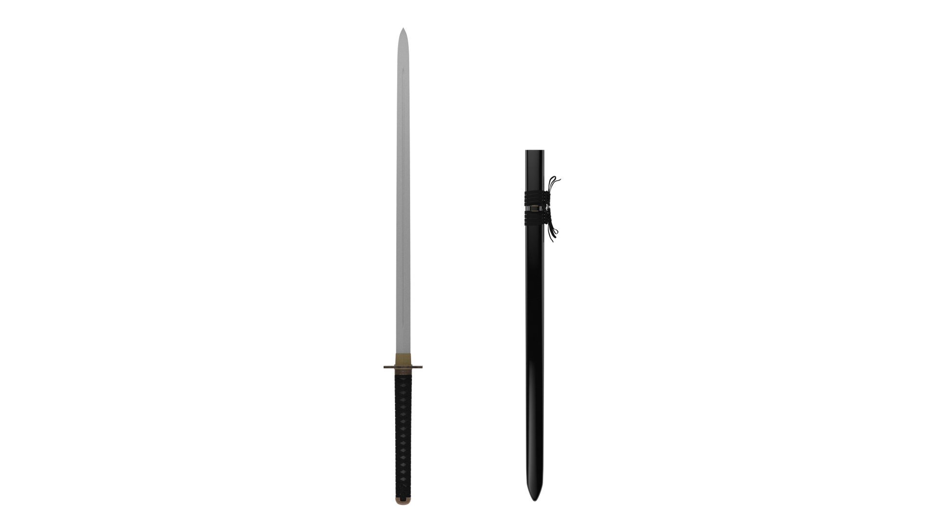 Ninjato Sword 3D - TurboSquid 1730656