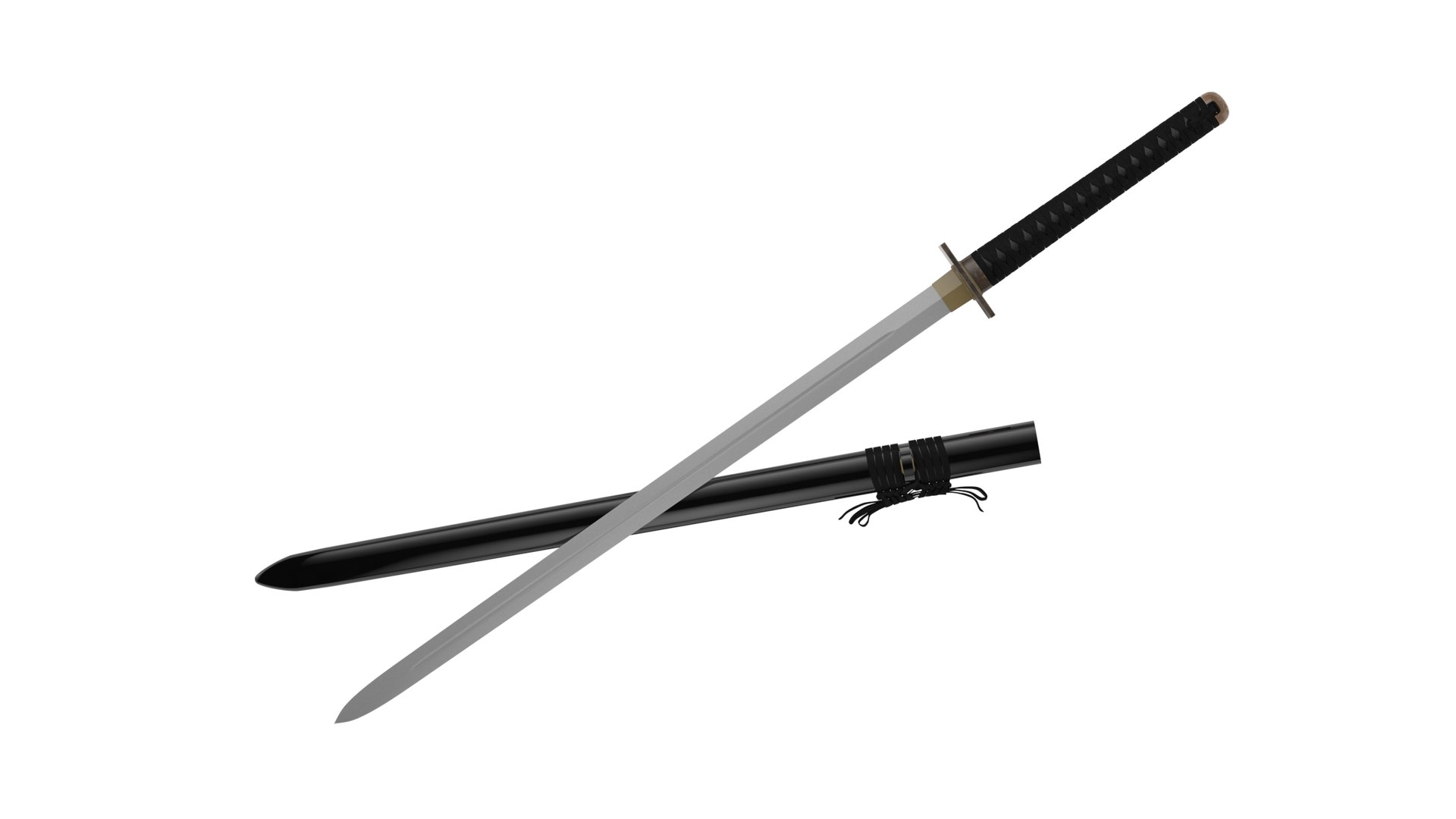 Ninjato Sword 3D - TurboSquid 1730656