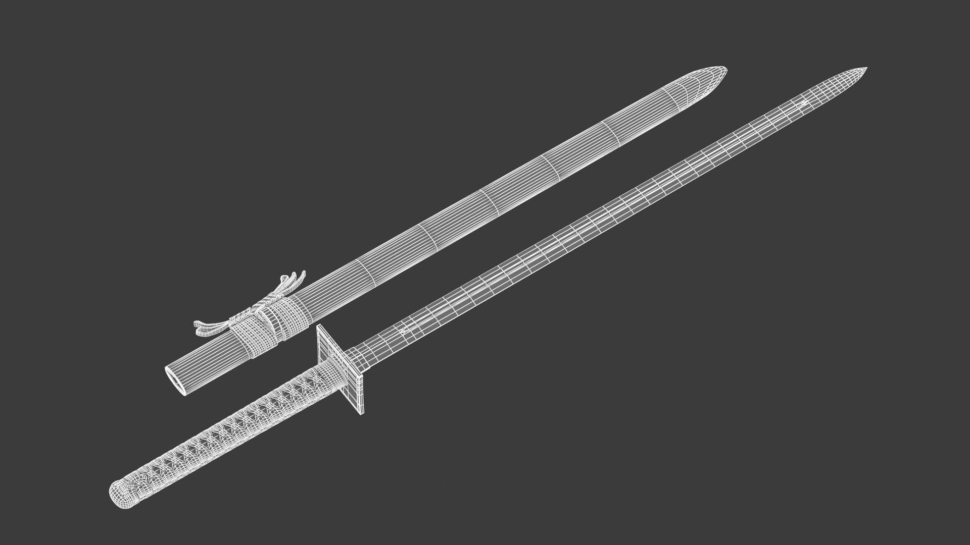 Ninjato Sword 3D - TurboSquid 1730656