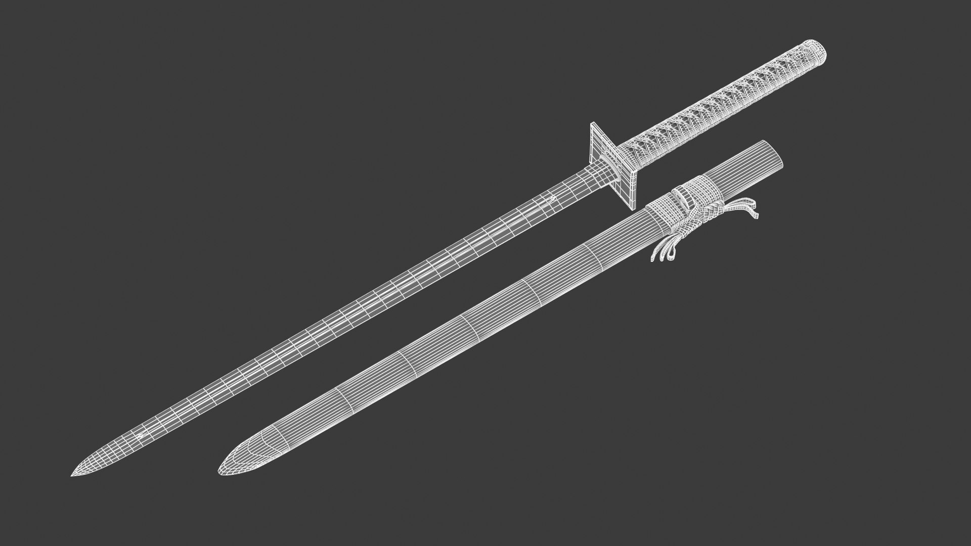 Ninjato Sword 3D - TurboSquid 1730656