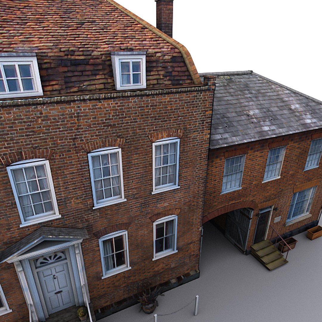 Photorealistic European House 3ds