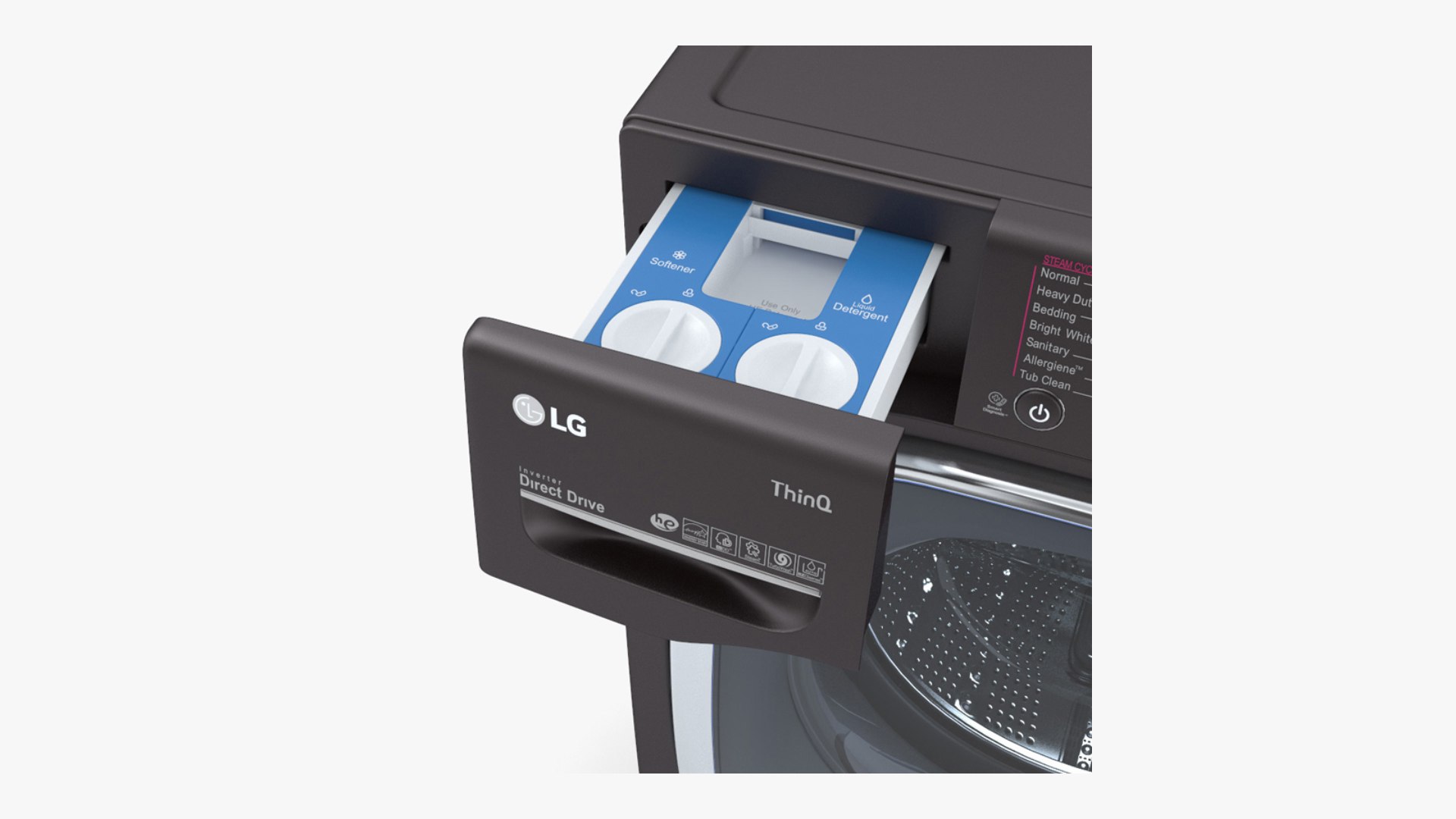 3D LG Smart Front Load Washer model - TurboSquid 2000973