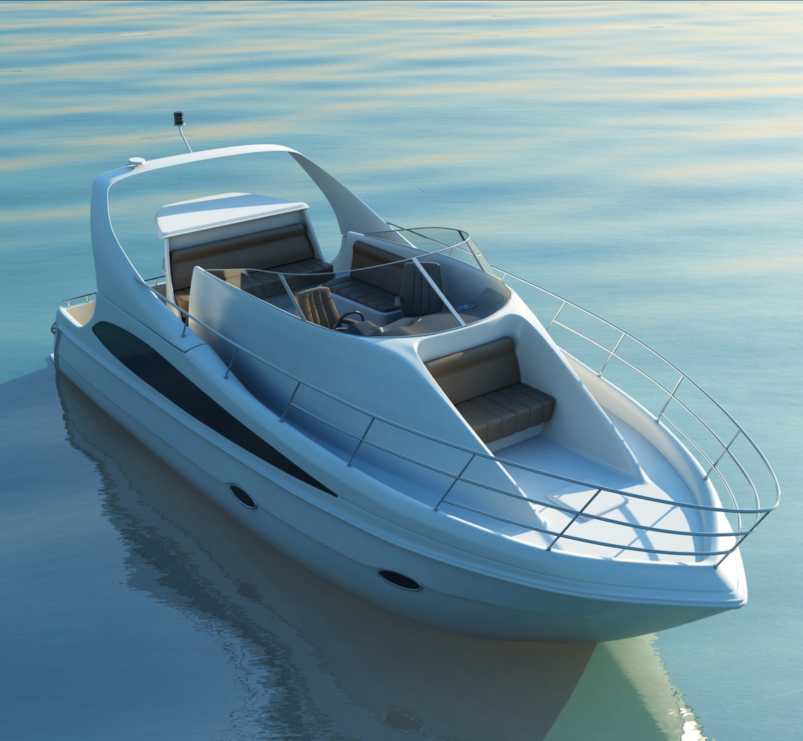 Carver 360 Sport Motor Yacht 3d Max