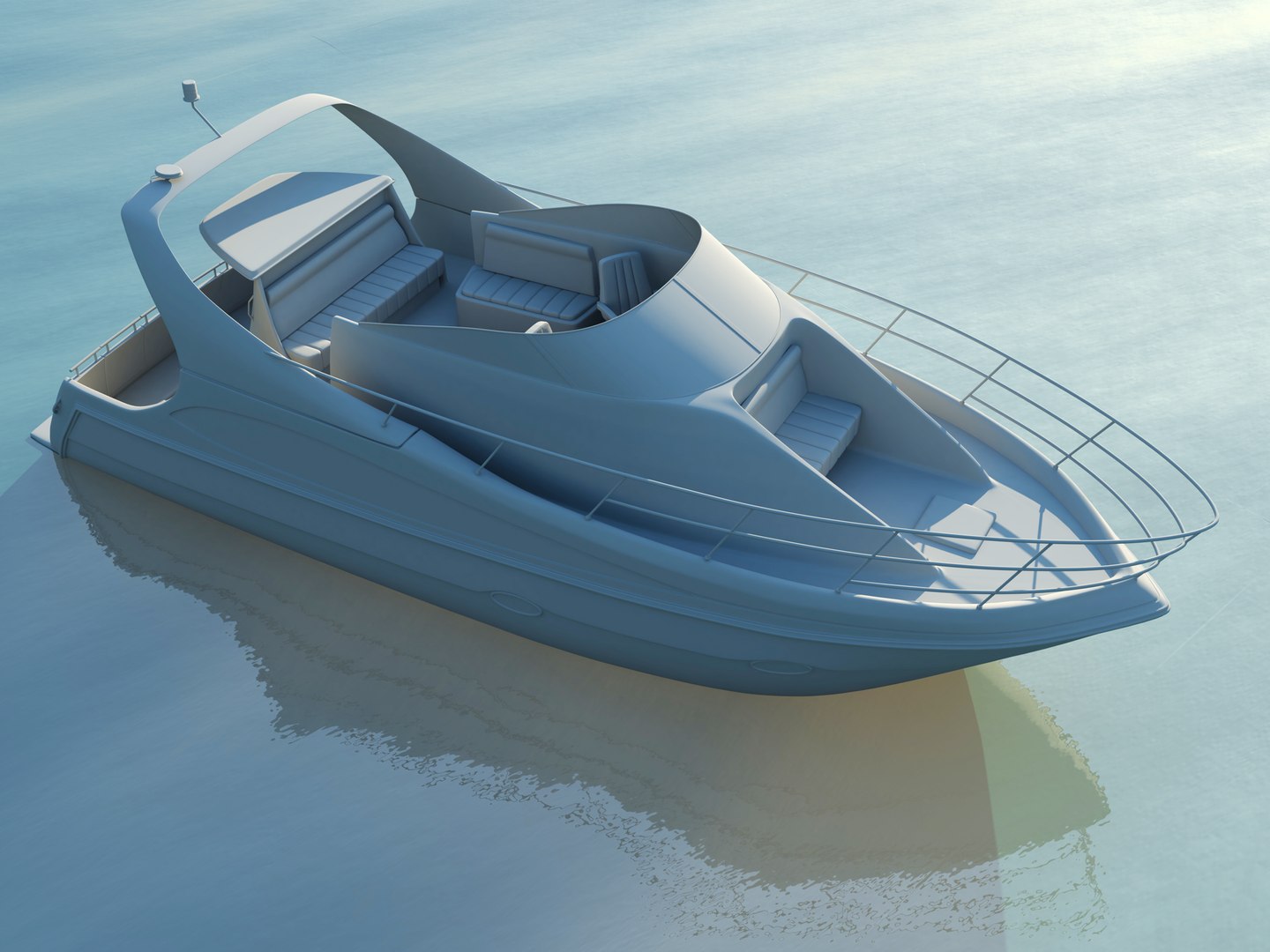Carver 360 Sport Motor Yacht 3d Max