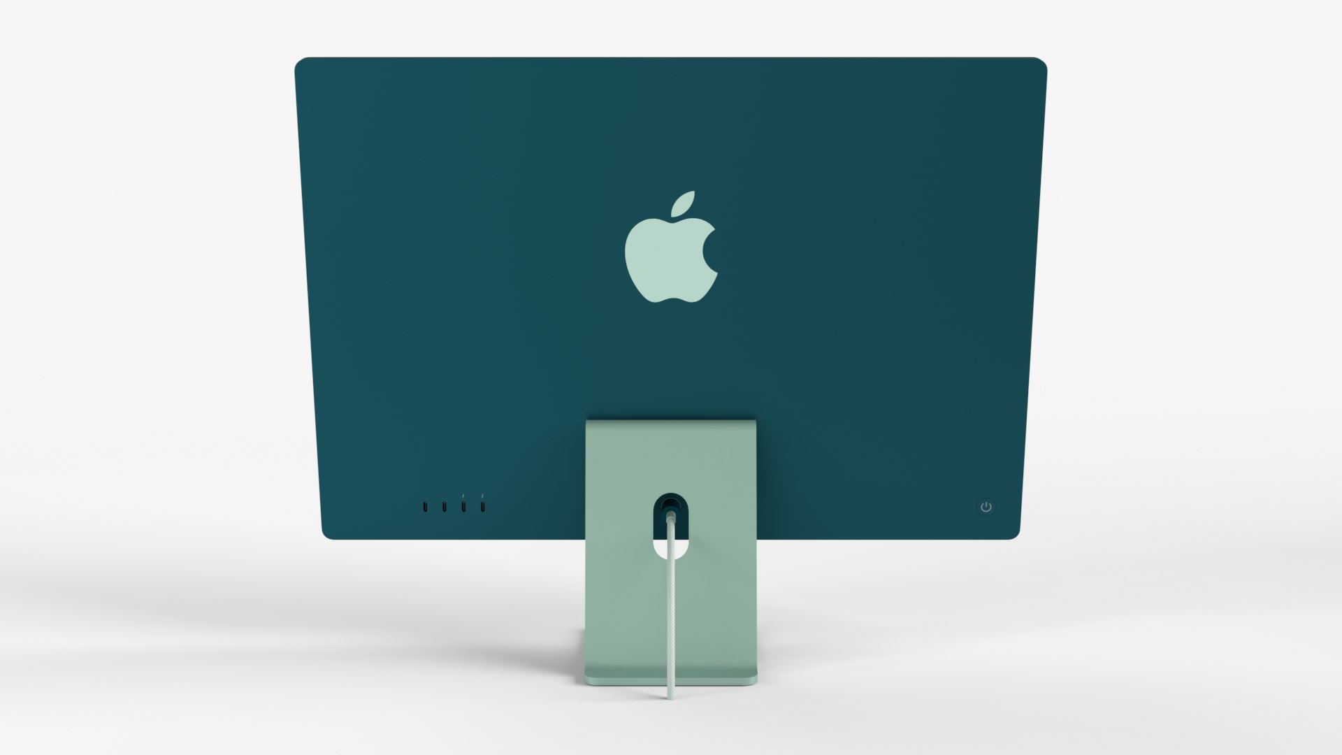 3D Model Apple IMac Green With Keyboard Mouse And Trackpad - TurboSquid ...