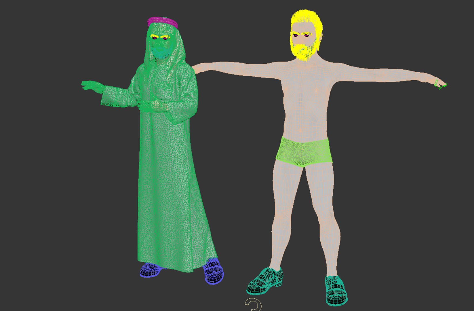 Real Cloths Loop Animation 3D Model - TurboSquid 1502407