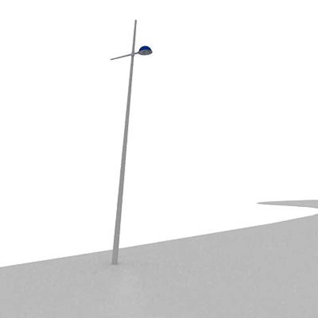 Free Contemporary Street Lamp 3d Model
