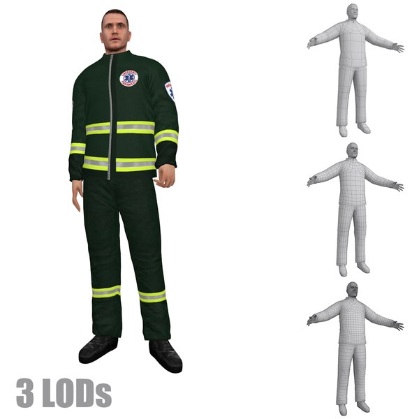 Paramedic 3D Models for Download | TurboSquid