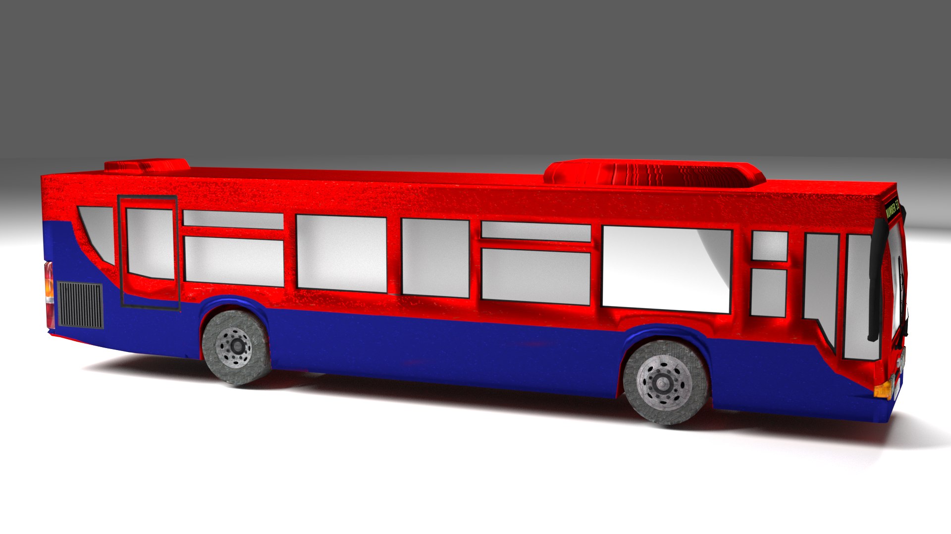 Single Decker Bus 3D Model - TurboSquid 1798461