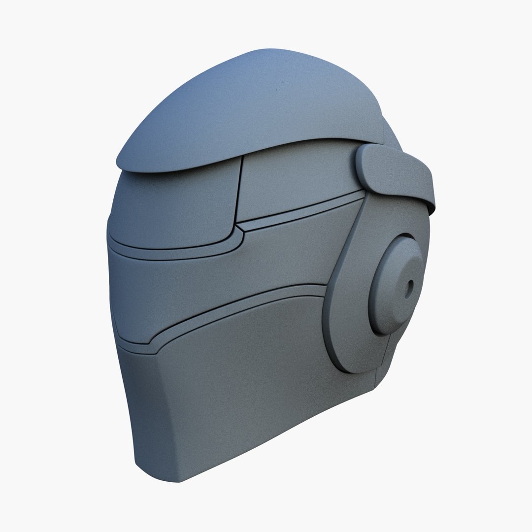 3d Robot Head L