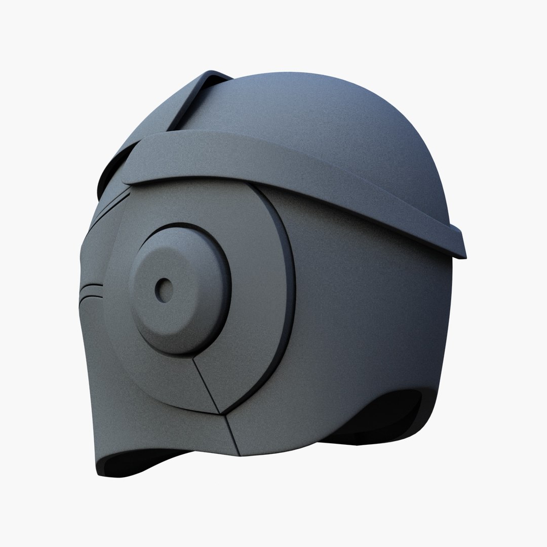 3d Robot Head L