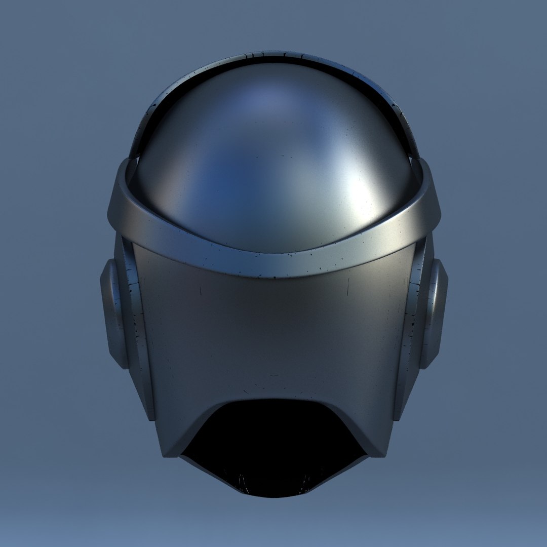 3d Robot Head L