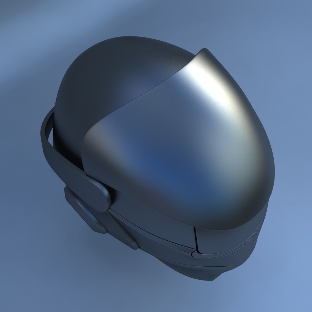 3d Robot Head L