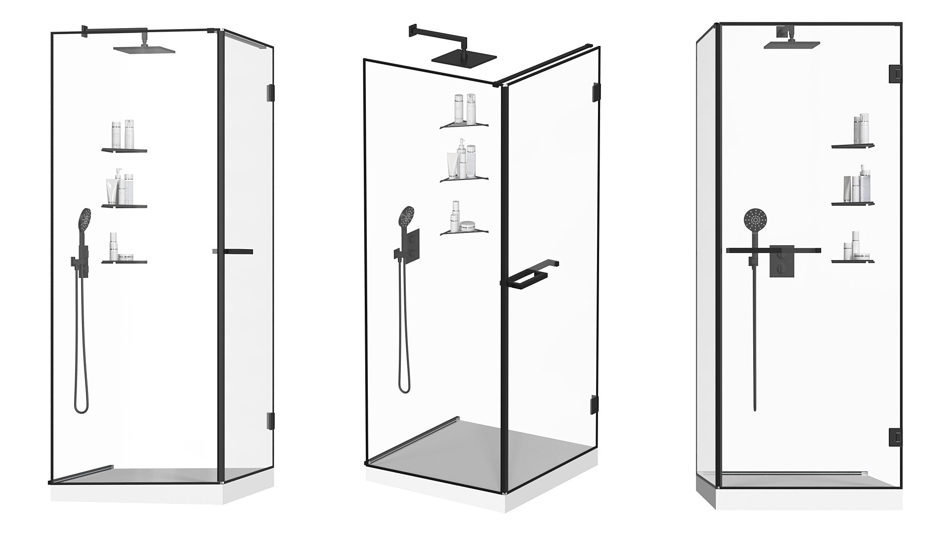 Shower Cabin 3D Model - TurboSquid 1926006