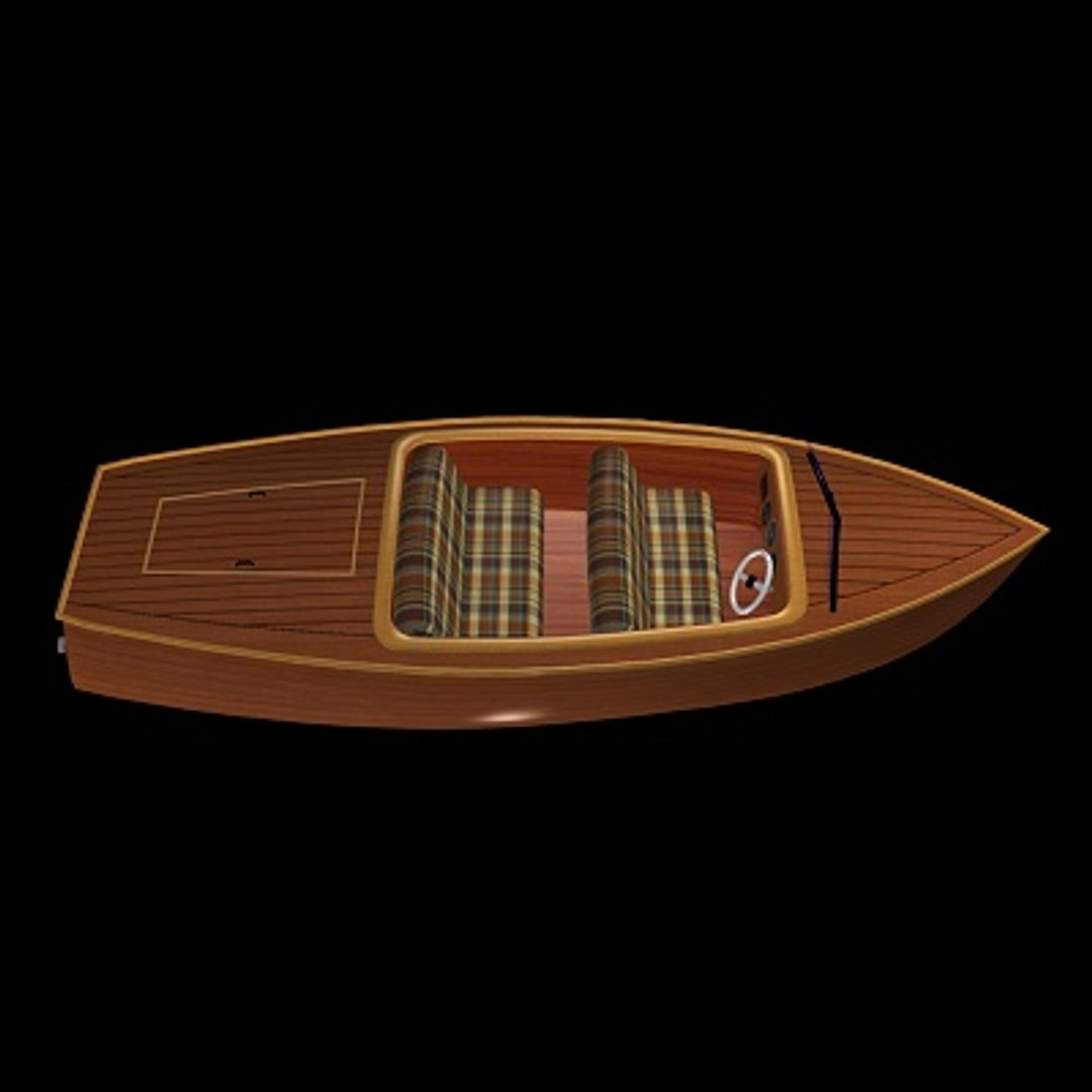 3d Model Inboard Runabout