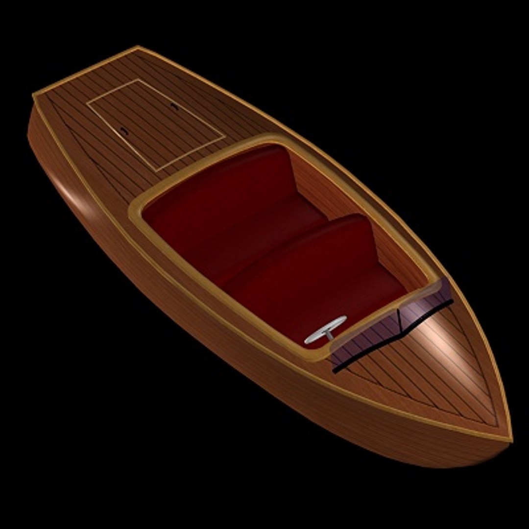 3d Model Inboard Runabout