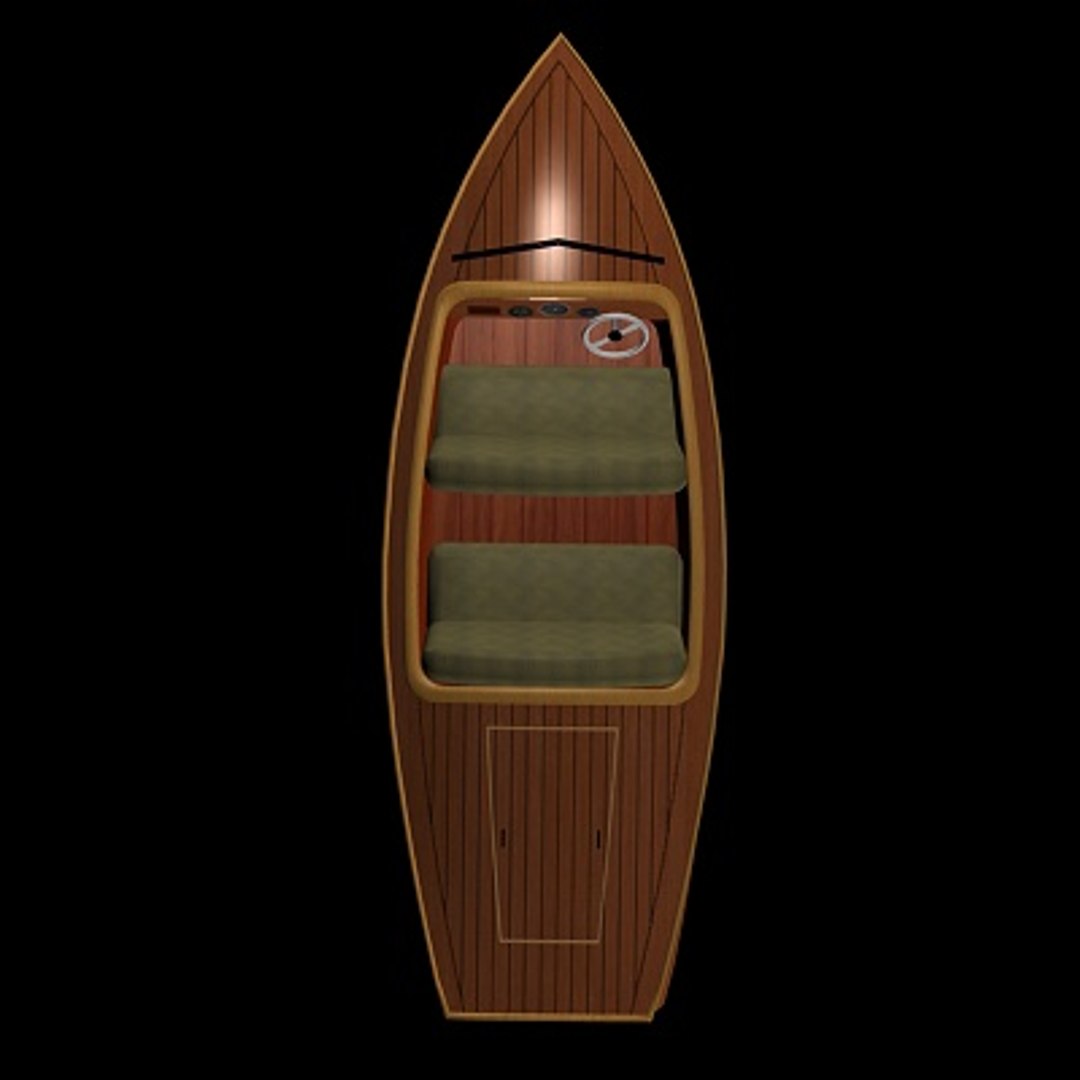 3d Model Inboard Runabout