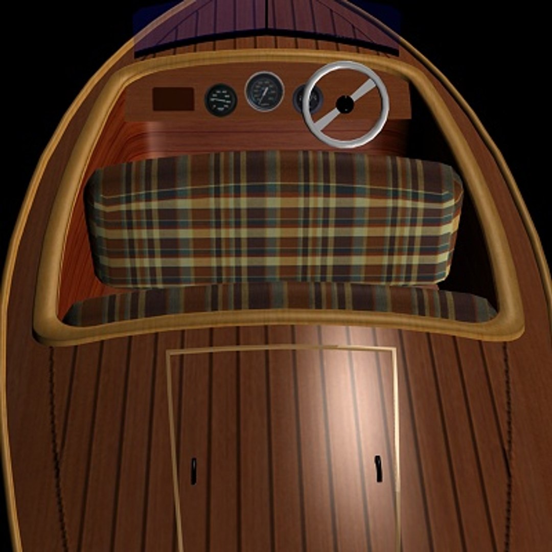 3d Model Inboard Runabout