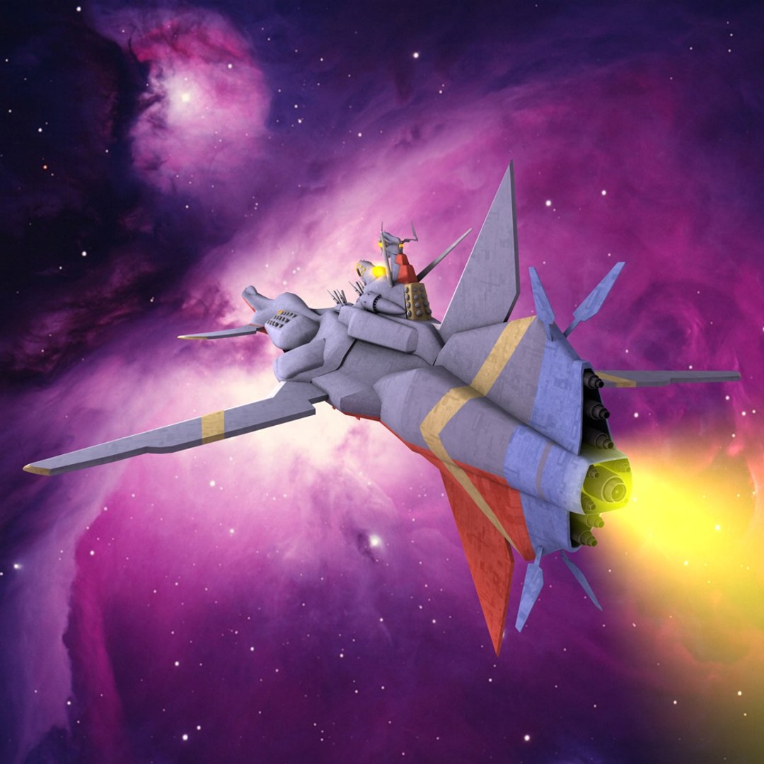 3d model captain spaceship ship