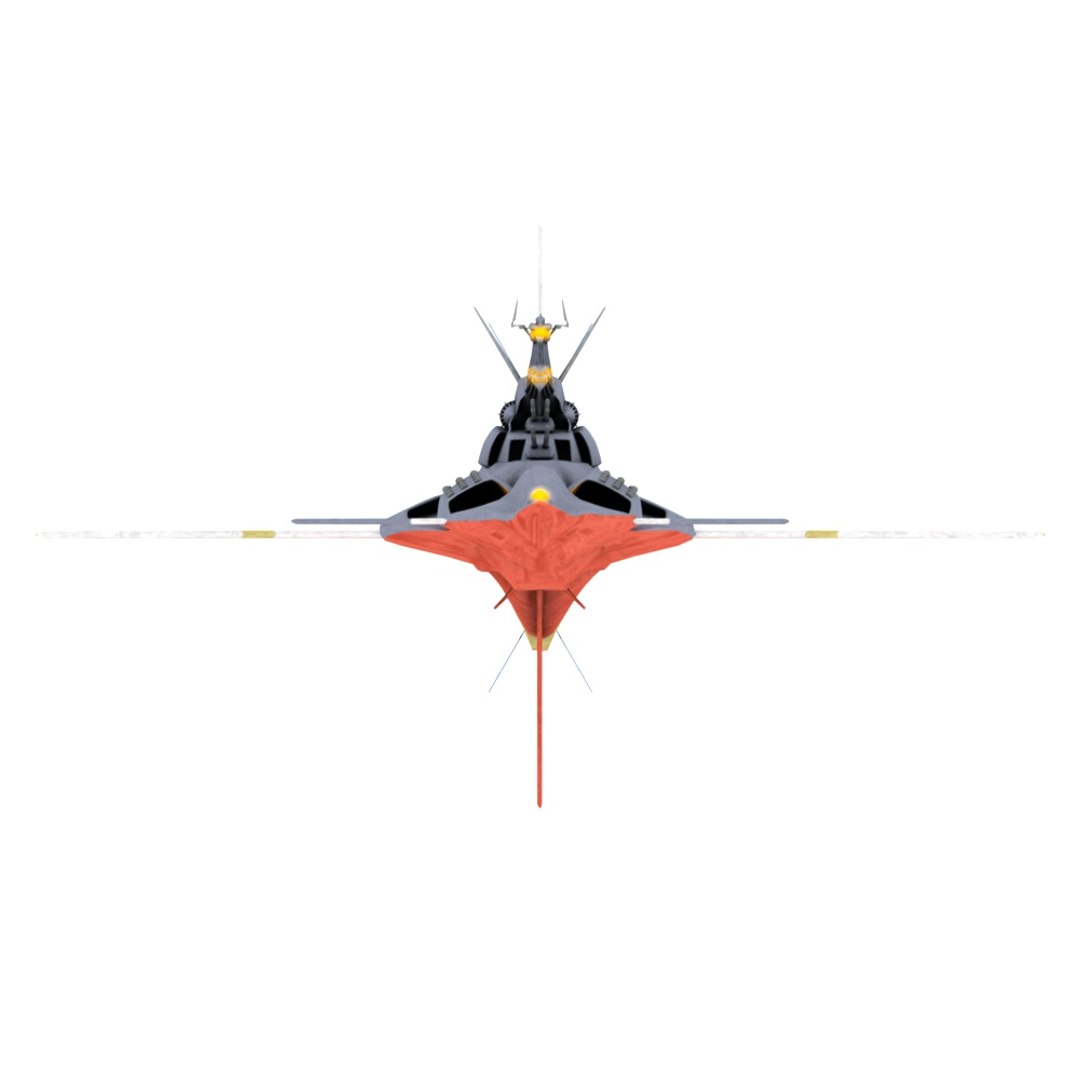 3d model captain spaceship ship