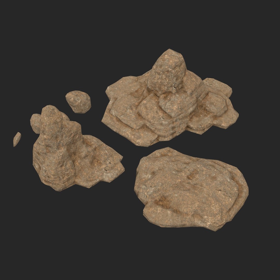 Sandstone Kit Stone Model - TurboSquid 1362047