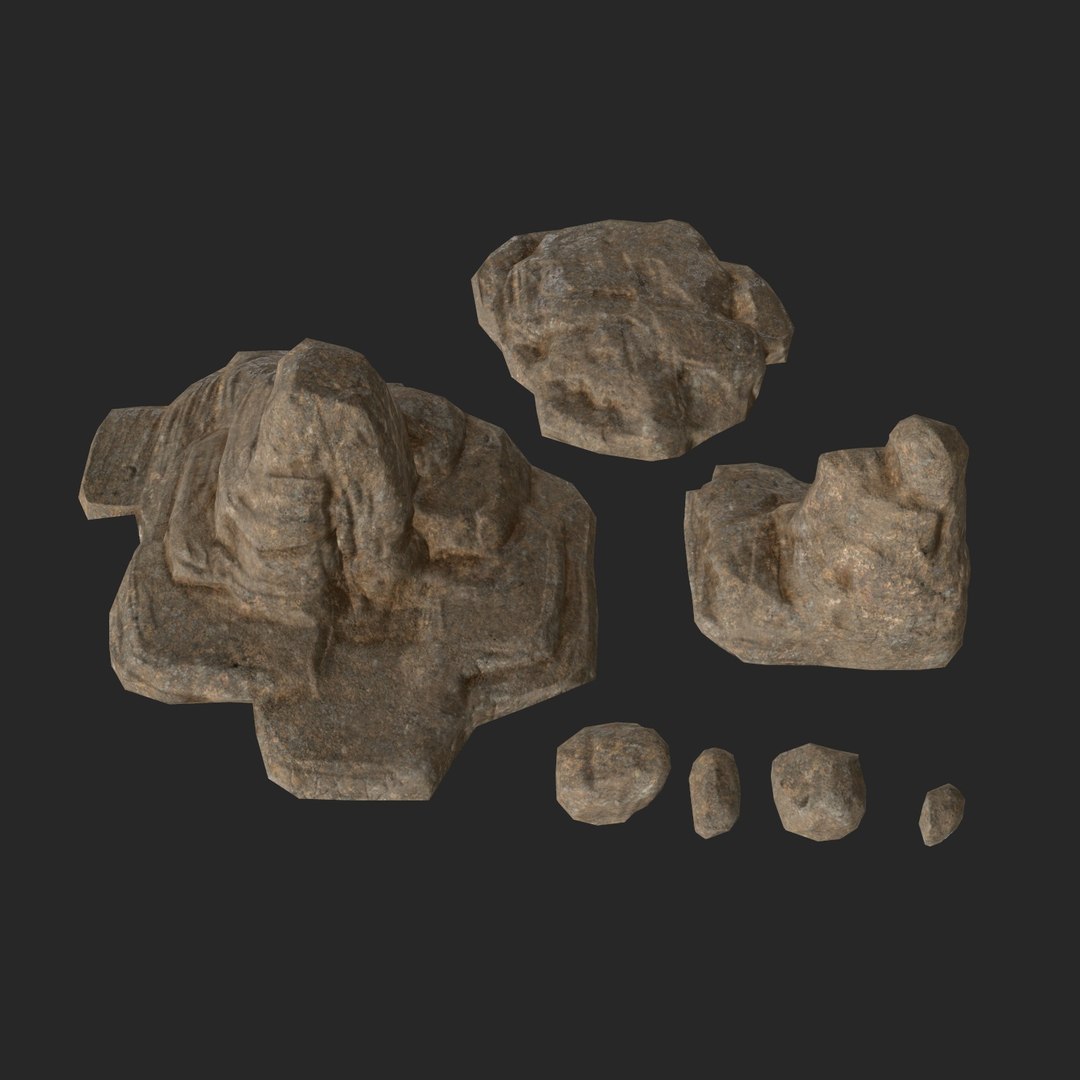 Sandstone Kit Stone Model - TurboSquid 1362047