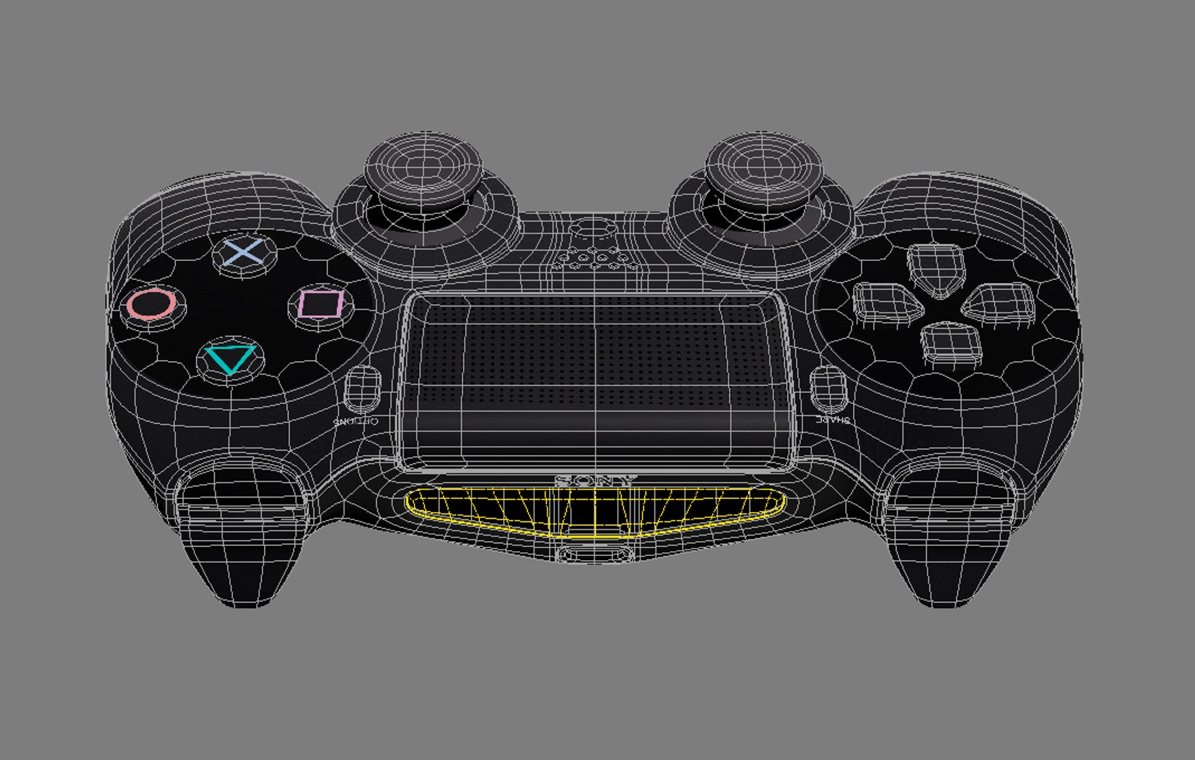 Sony Dualshock 4 3d Model