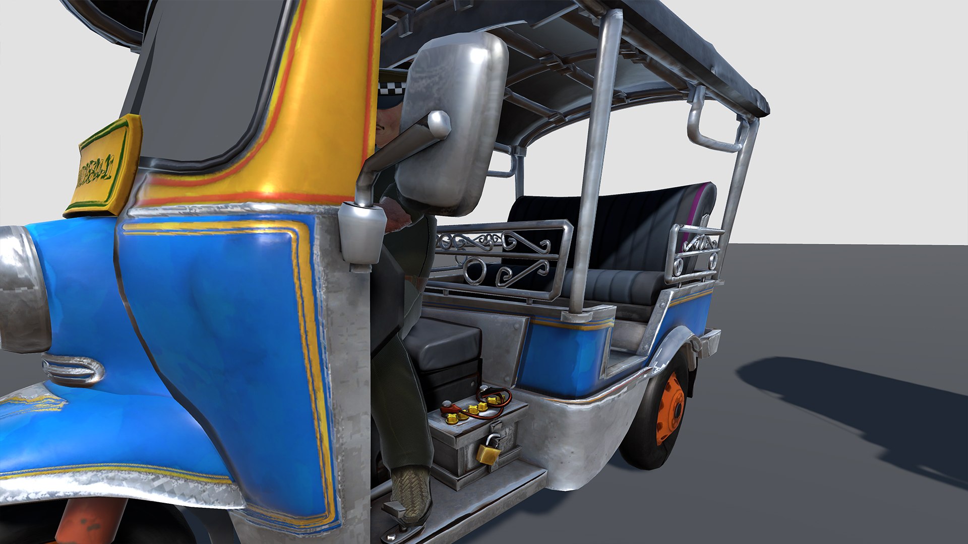3D Rickshaws Drivers Model With PBR Textures - TurboSquid 2380238