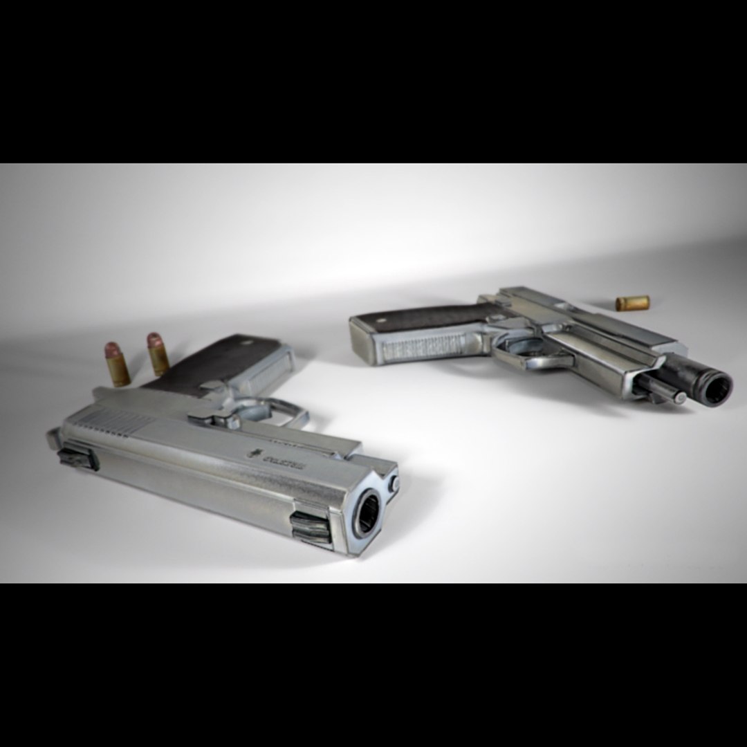 Maya Handgun Firestar Gameready