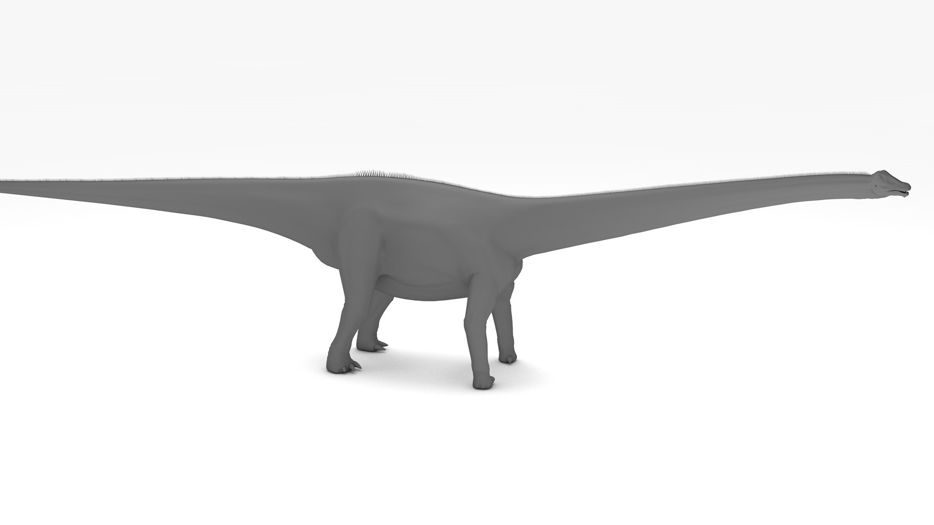 Diplodocus Dinosaur 3D Model - TurboSquid 2341345