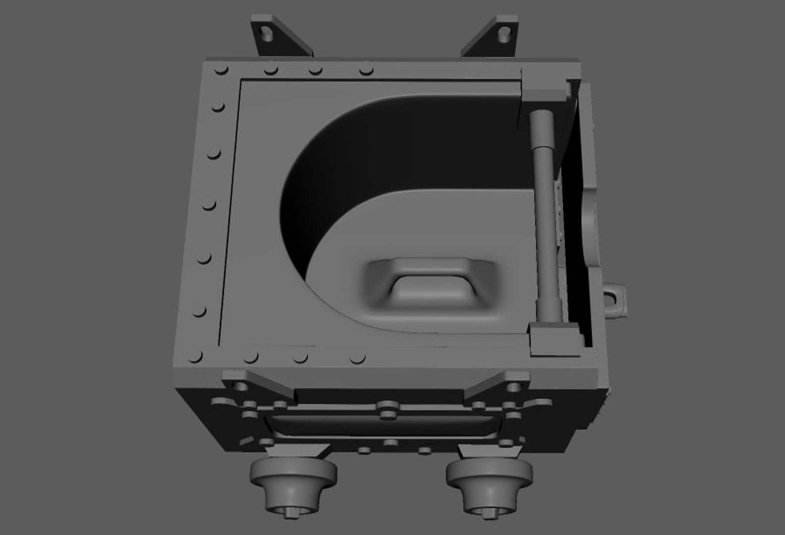 British Naval Mine MK XVII model - TurboSquid 2085665