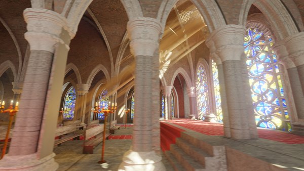 Cathedral Blender Models for Download | TurboSquid