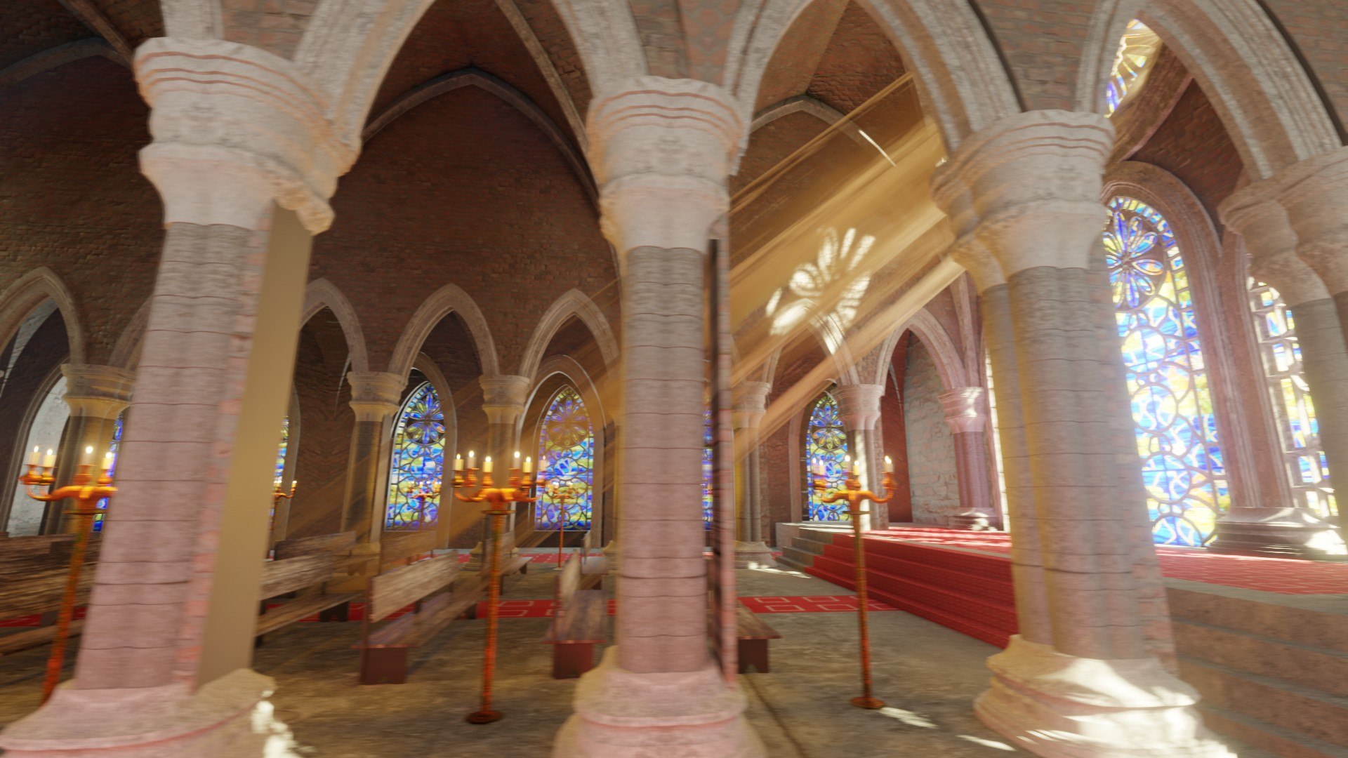 Church Cathedral Chapel Model - TurboSquid 1666769