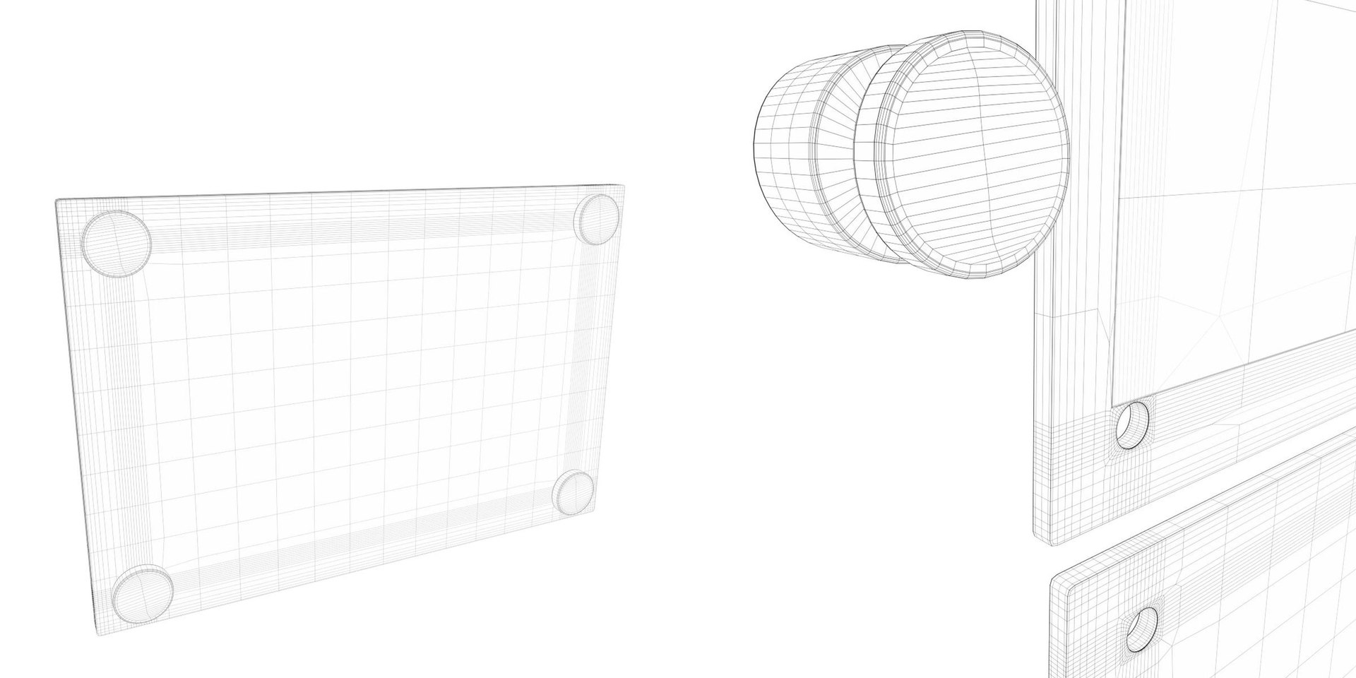 Wall Mounted Glass Plate 3D Model - TurboSquid 1486970