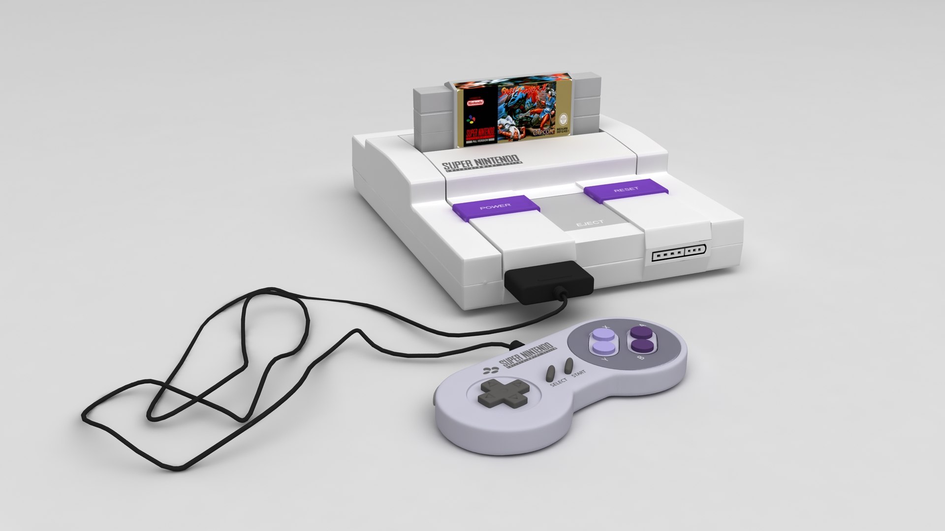 3D Super Nintendo SNES - TurboSquid 2010928