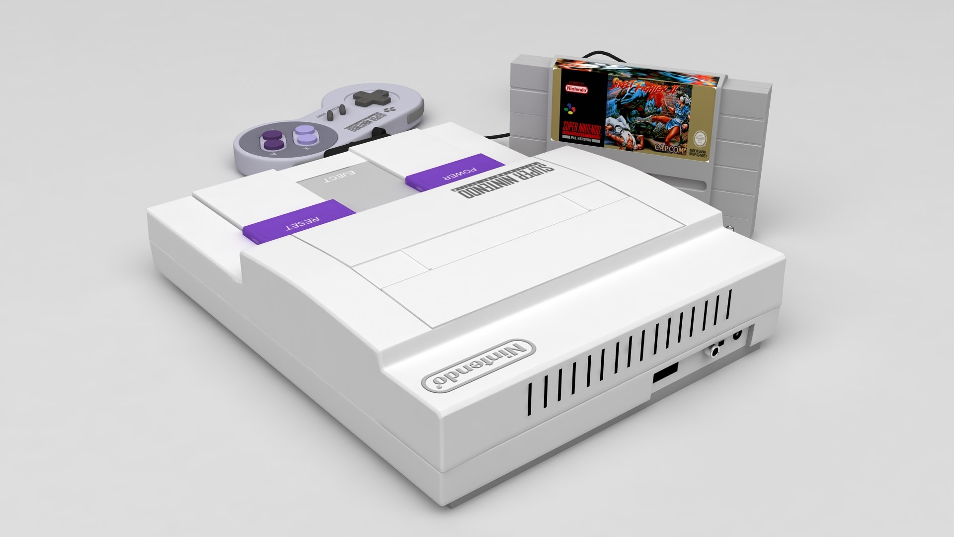3D Super Nintendo SNES - TurboSquid 2010928