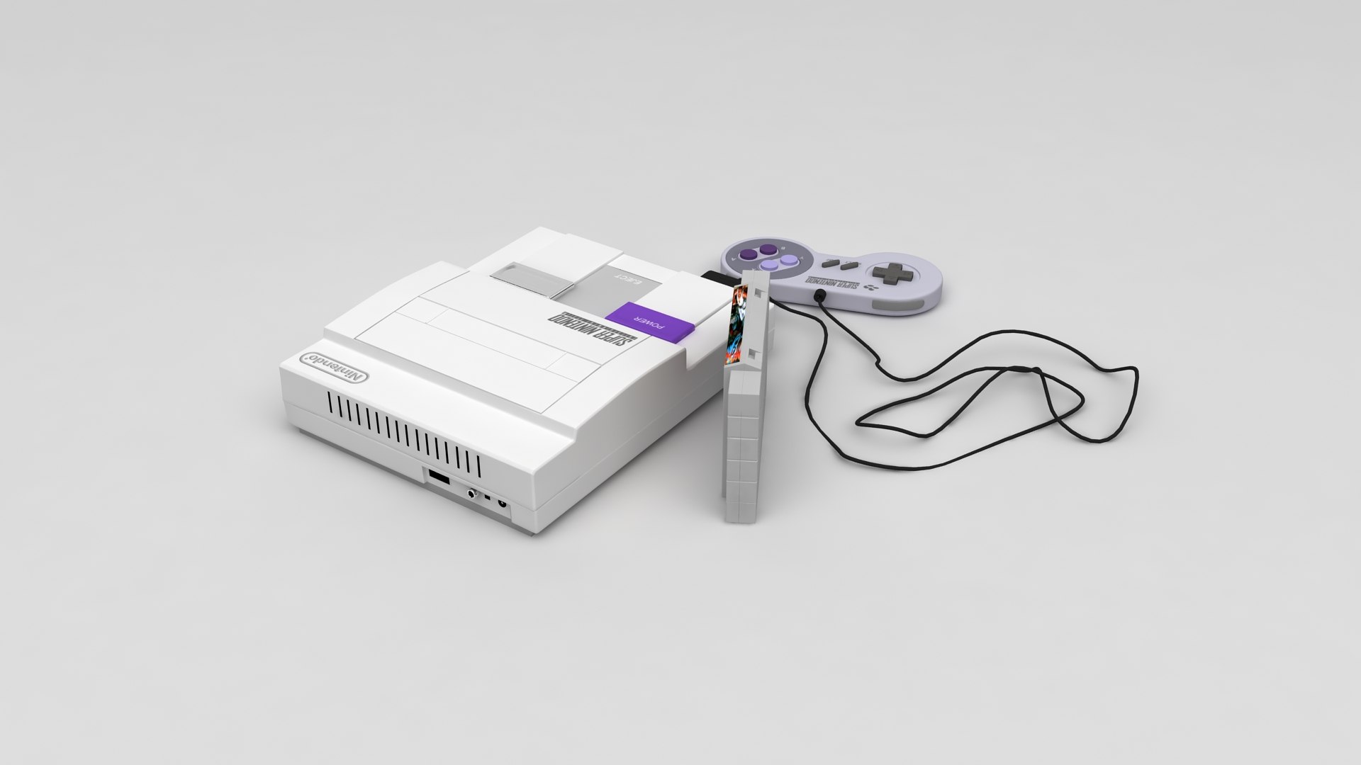3D Super Nintendo SNES - TurboSquid 2010928