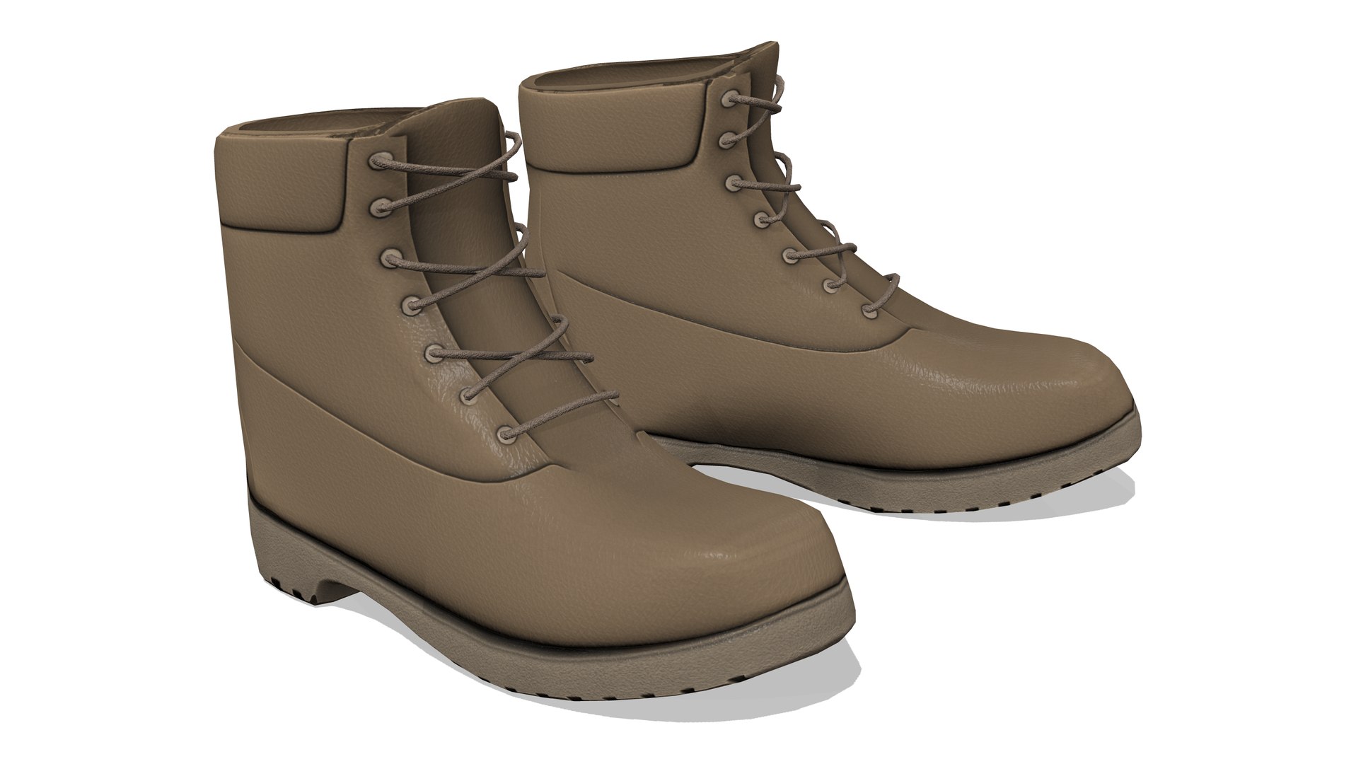 3D Sci-fi Cyborg Combat Work Boots model - TurboSquid 1962041