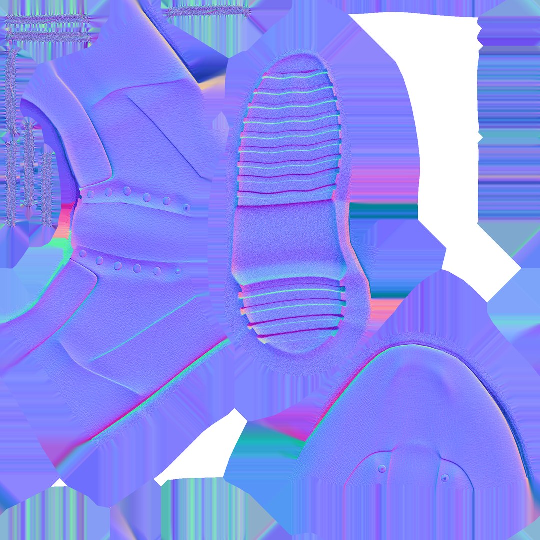 3D Sci-fi Cyborg Combat Work Boots model - TurboSquid 1962041