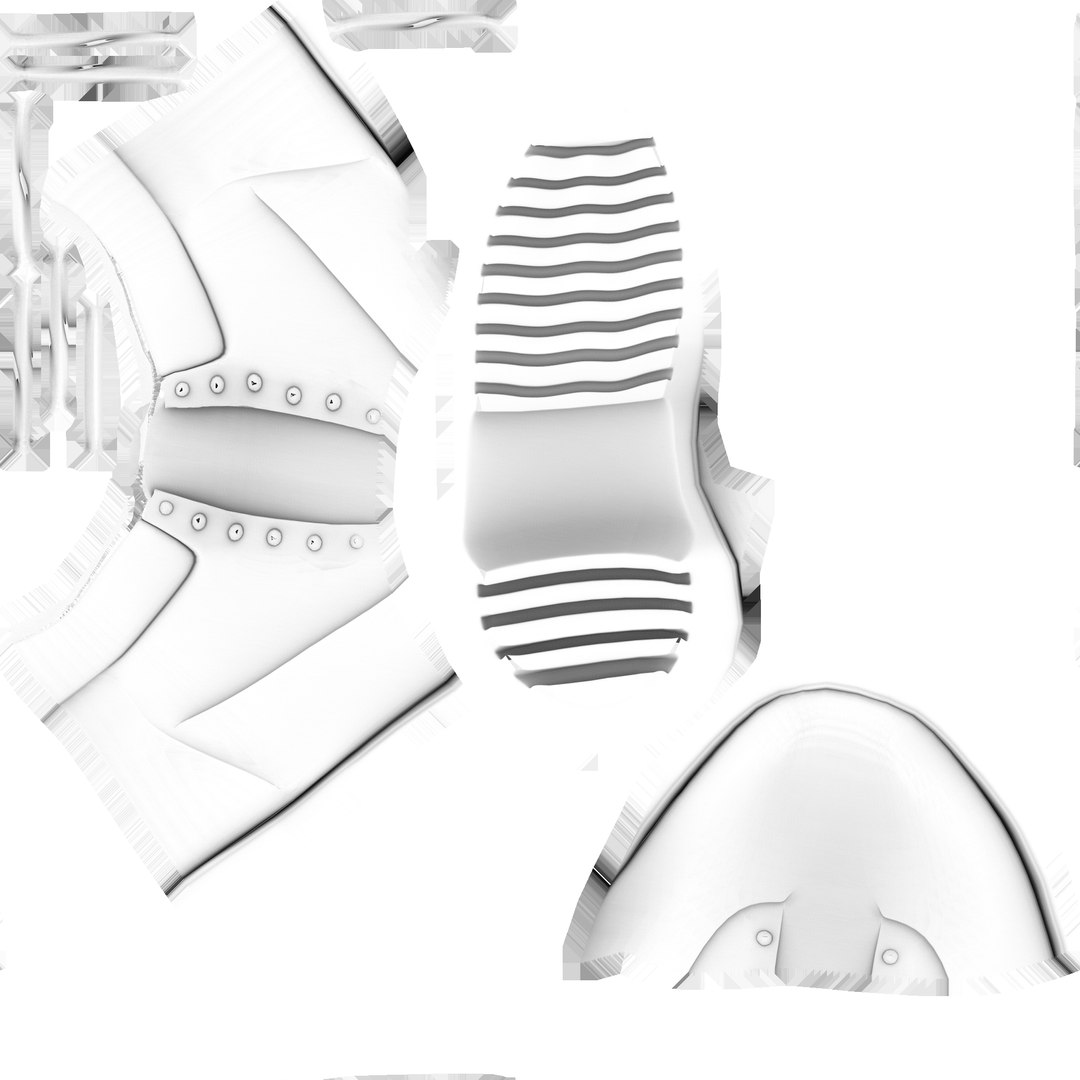 3D Sci-fi Cyborg Combat Work Boots model - TurboSquid 1962041