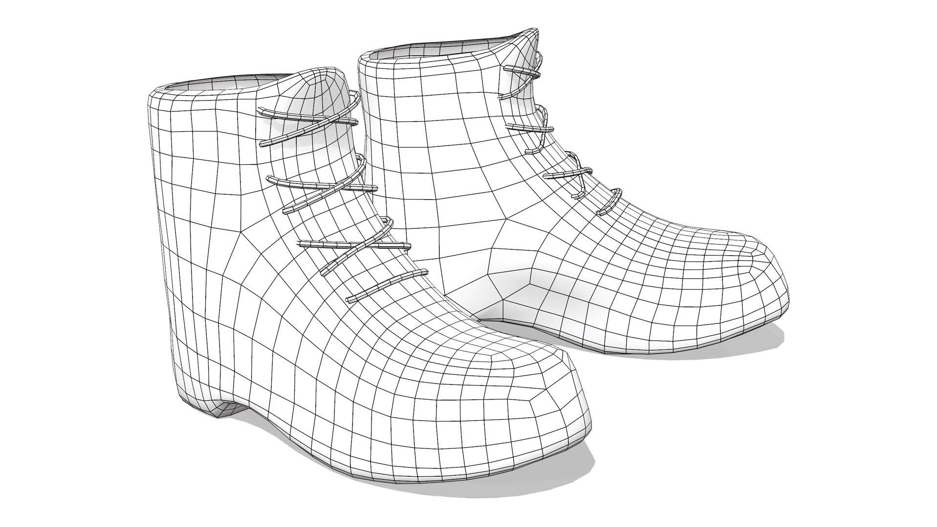 3D Sci-fi Cyborg Combat Work Boots model - TurboSquid 1962041