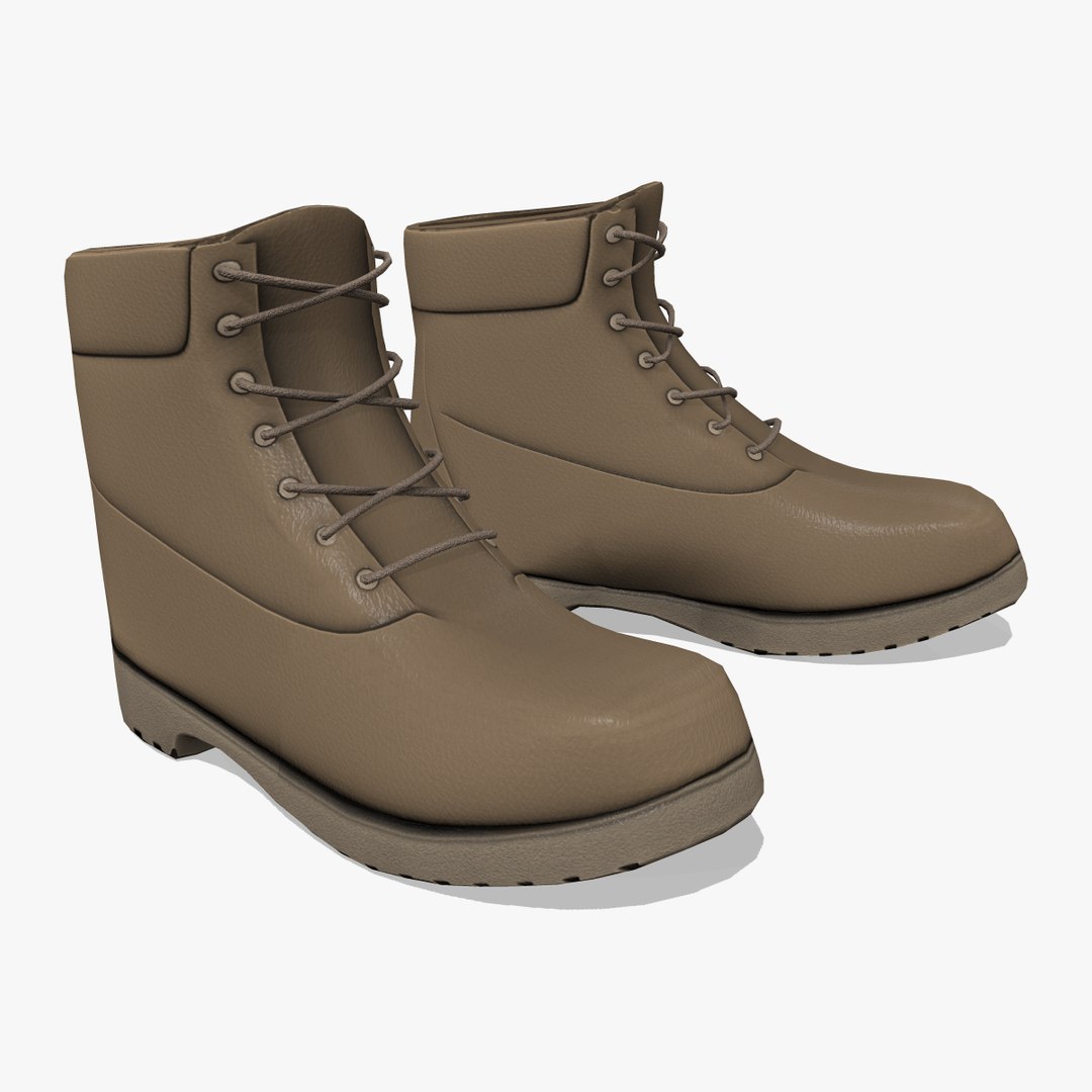 3D Sci-fi Cyborg Combat Work Boots model - TurboSquid 1962041