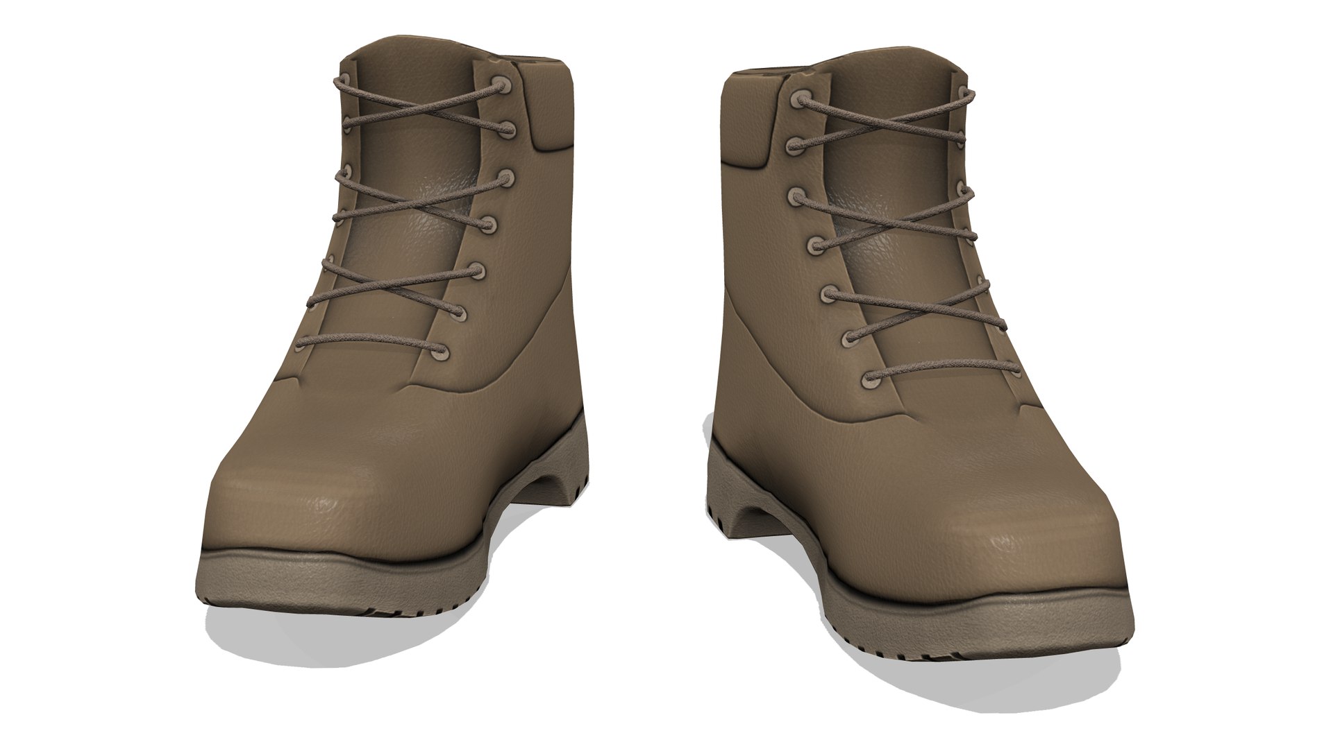 3D Sci-fi Cyborg Combat Work Boots model - TurboSquid 1962041