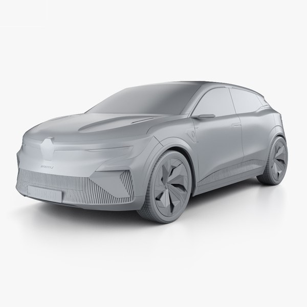 modelo 3d Renault Megane eVision 2020 - TurboSquid 1673377