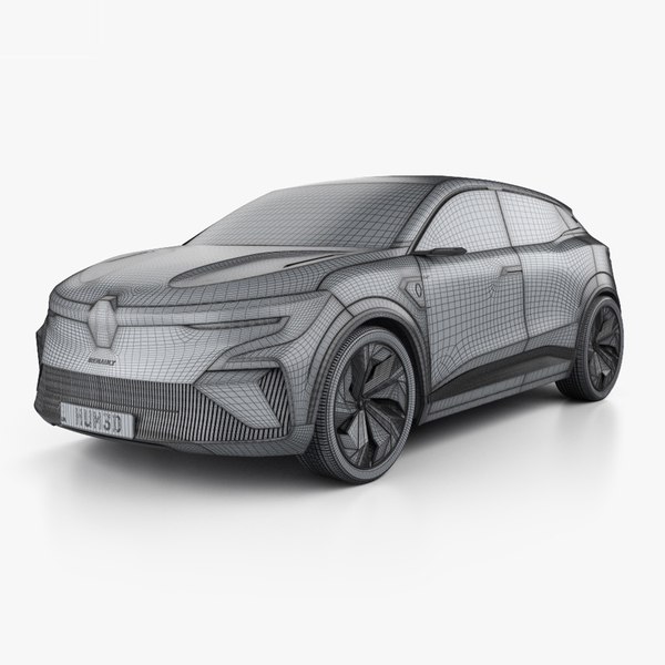 modelo 3d Renault Megane eVision 2020 - TurboSquid 1673377