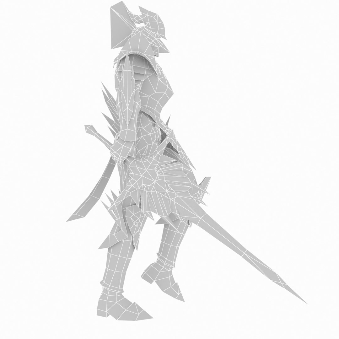 3d Knight Fantasy Model
