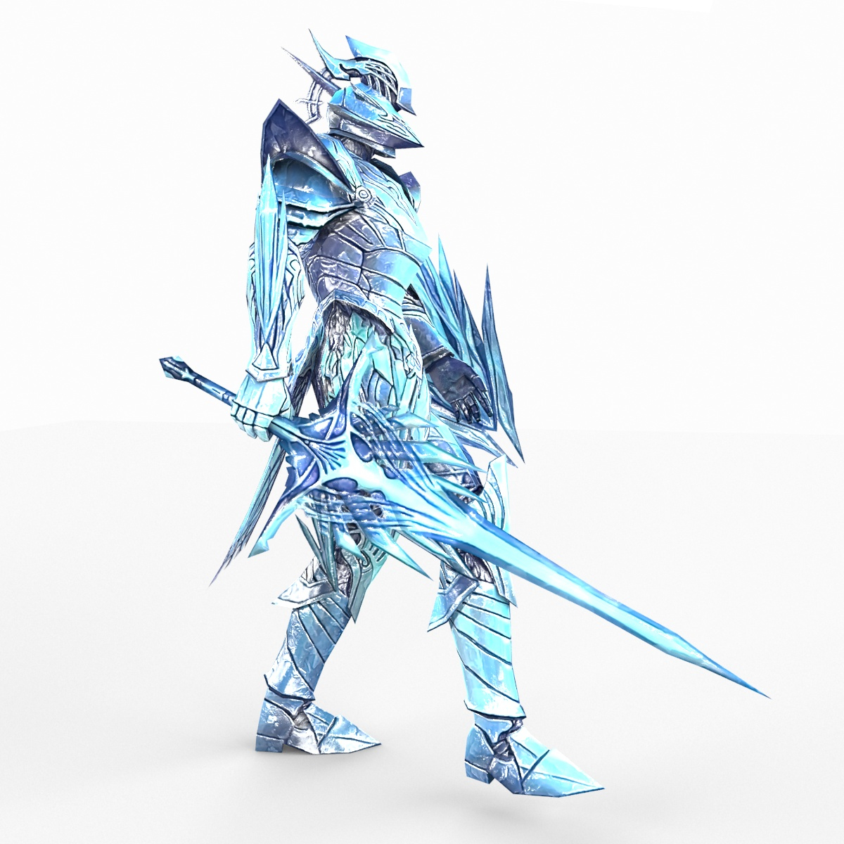 3d knight fantasy model