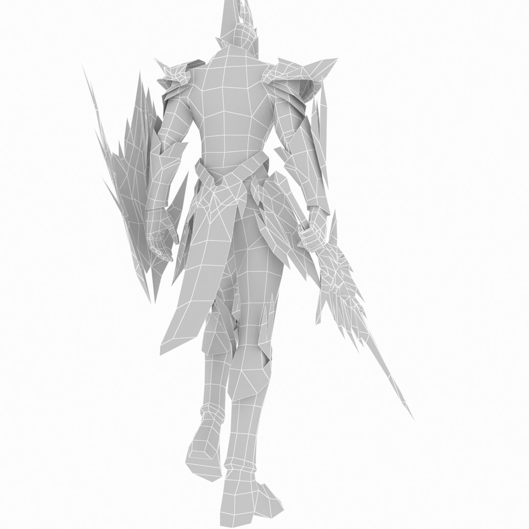 3d Knight Fantasy Model
