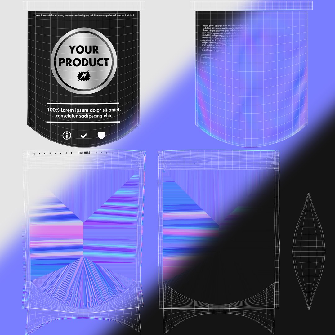 Packaging Supplement 3D Model - TurboSquid 2329044